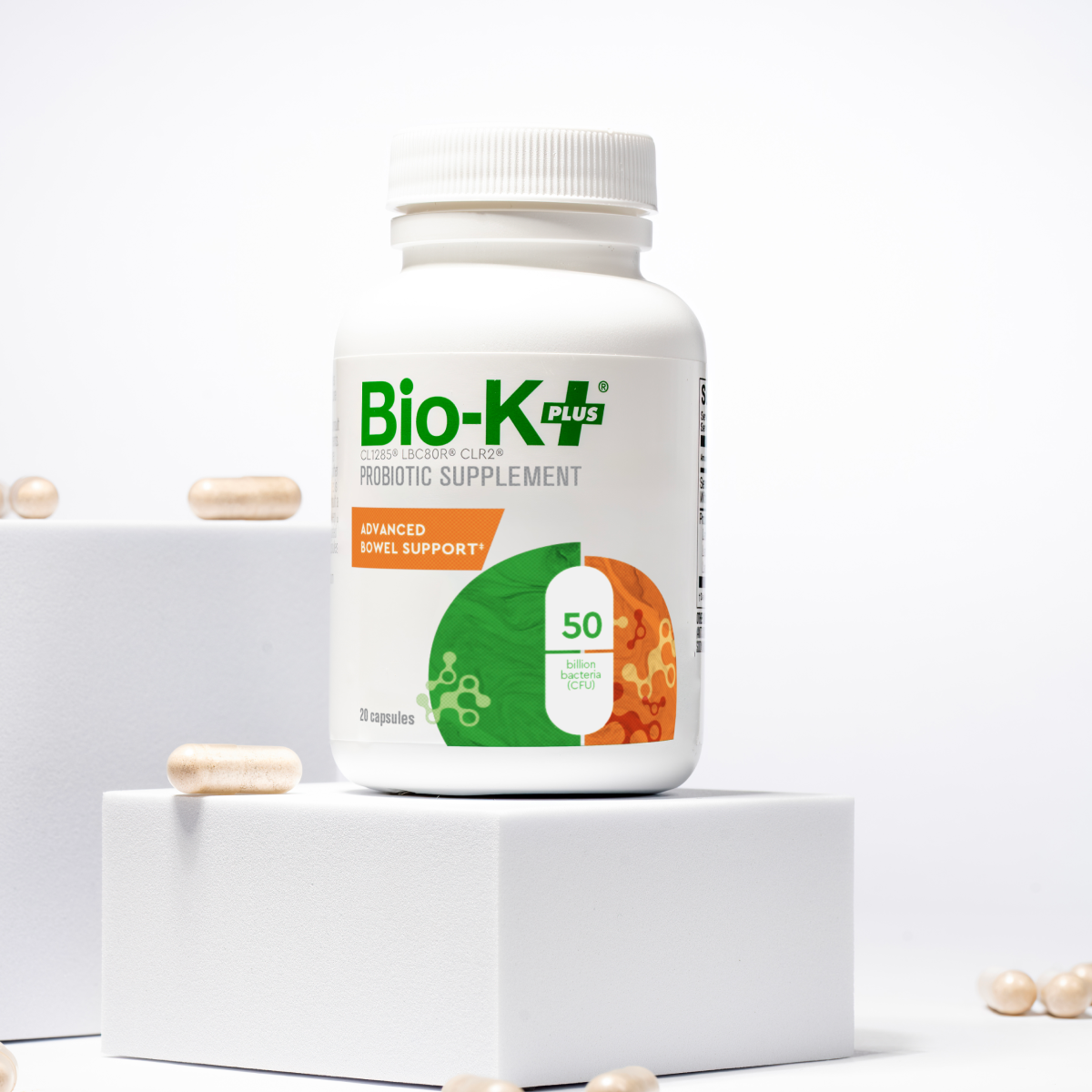 Advanced Bowel Support Probiotic Capsules – Bio-K+