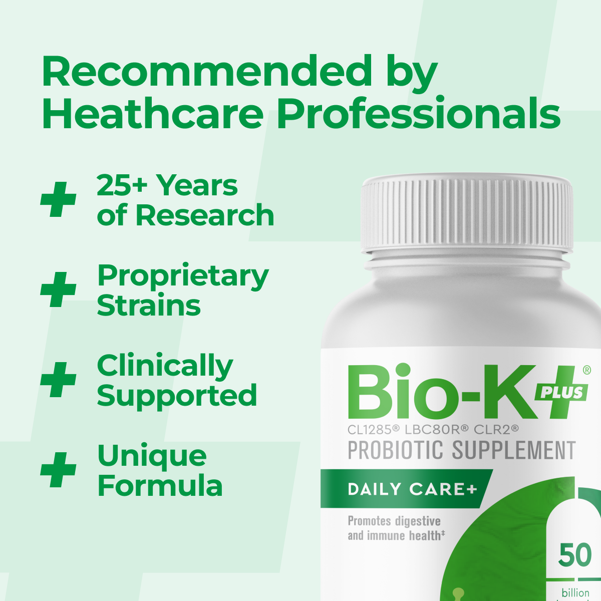 Daily Care Probiotic Capsules – Bio-K+